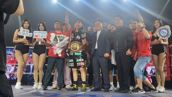 강종선, 고흥서 열린 WBO 글로벌 페더급 타이틀매치 결정전서 승리